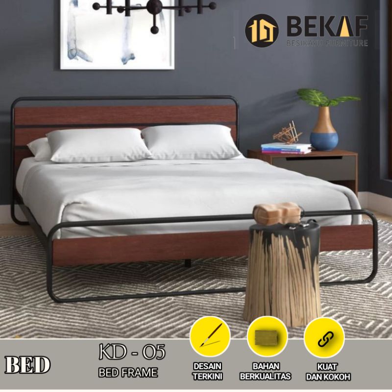 Jual BEKAF Platform Bed Frame | Tempat Tidur Industrial | Model ...