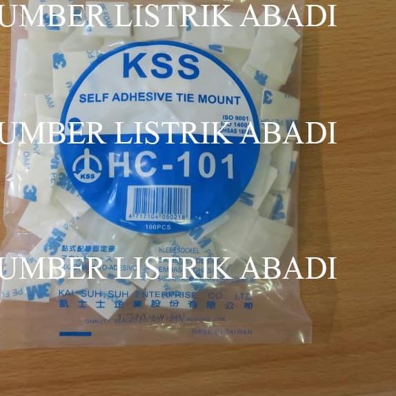 Jual KSS Self Adhesive Tie Mount HC-101 (PEREKAT 3M) | Shopee Indonesia