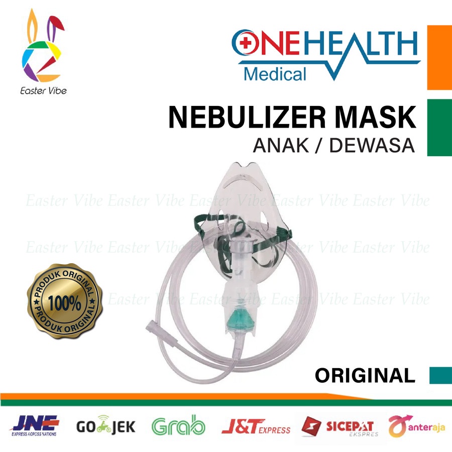 Jual GEA MASKER NEBULIZER ANAK DAN DEWASA - NEBULIZER MASK | Shopee ...
