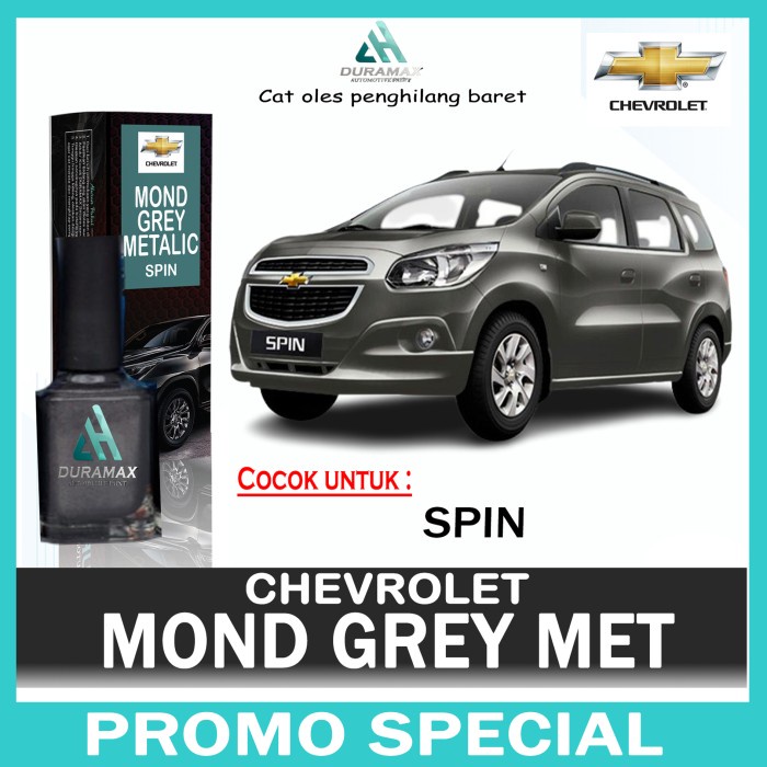 Jual Cat Oles Abu2 Coklat Metalik Chevrolet Spin Mond Gray Metallic ...