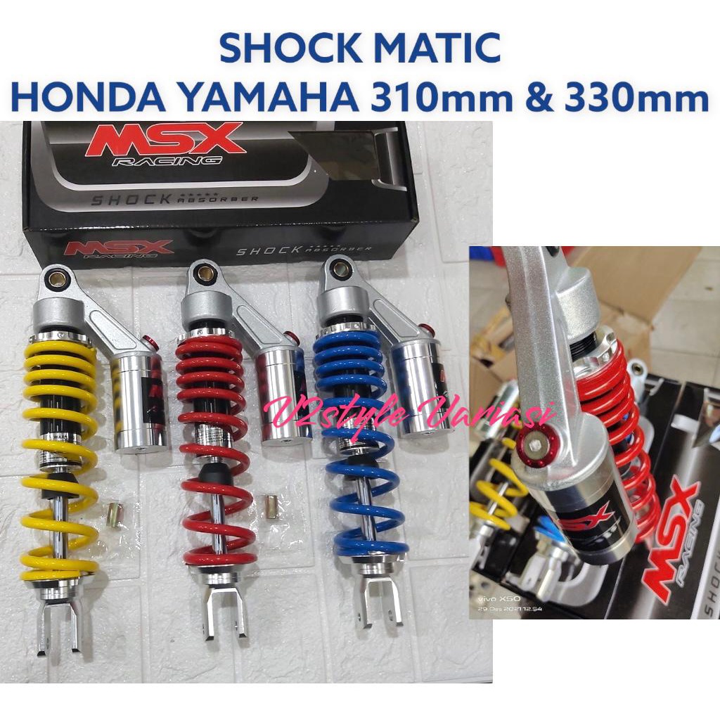Jual SHOCKBREAKER 310MM 330MM SHOCK MATIC GOG STANDAR HONDA YAMAHA VARIO 110 125 150 LEXI MIO J ...