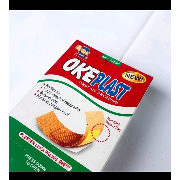 Jual Promo OKEPLAST / PLASTER OKE PLAST ISI 100strip | Shopee Indonesia