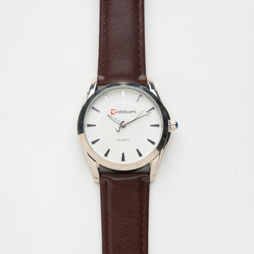 Jual Jam tangan Kulit Pria Cowok Anti Air Rabbani RB-8008 | Shopee ...