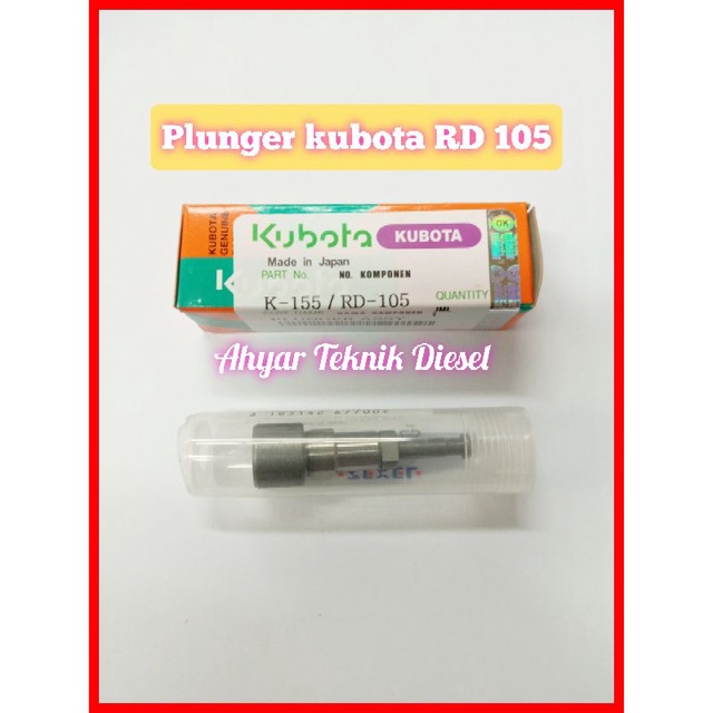 Jual plunger kubota RD 105 / plunyer kubota RD 105 | Shopee Indonesia