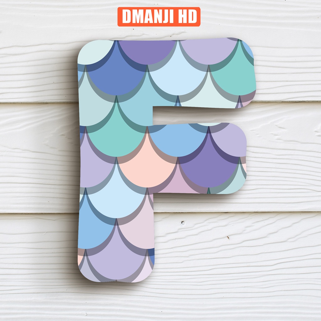 Jual DMANJI HD - Huruf kayu ukiran tema Mermaid | Custome nama huruf ...