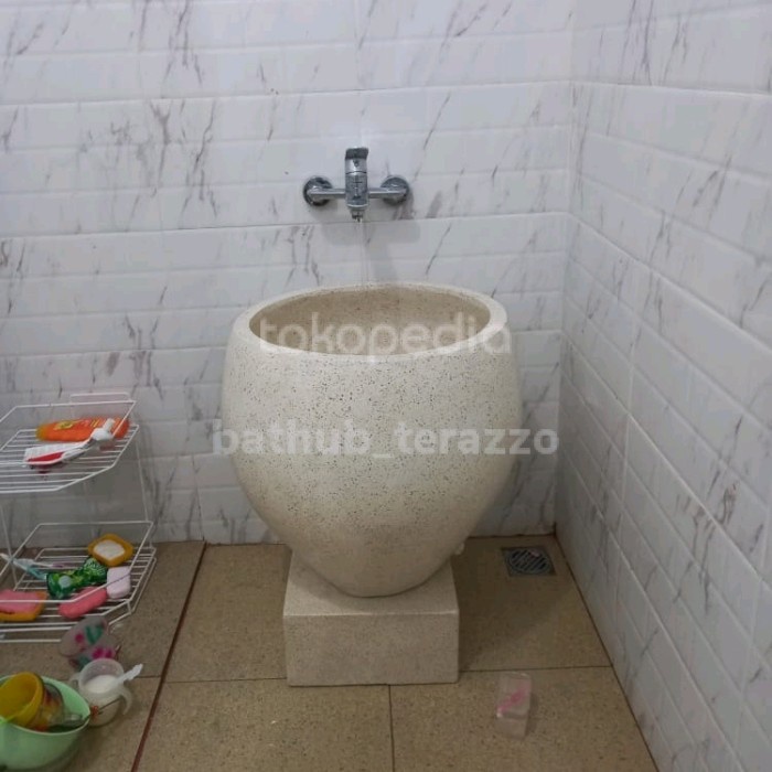 Jual Gentong Mandi Bali Batu Terrazzo | Shopee Indonesia