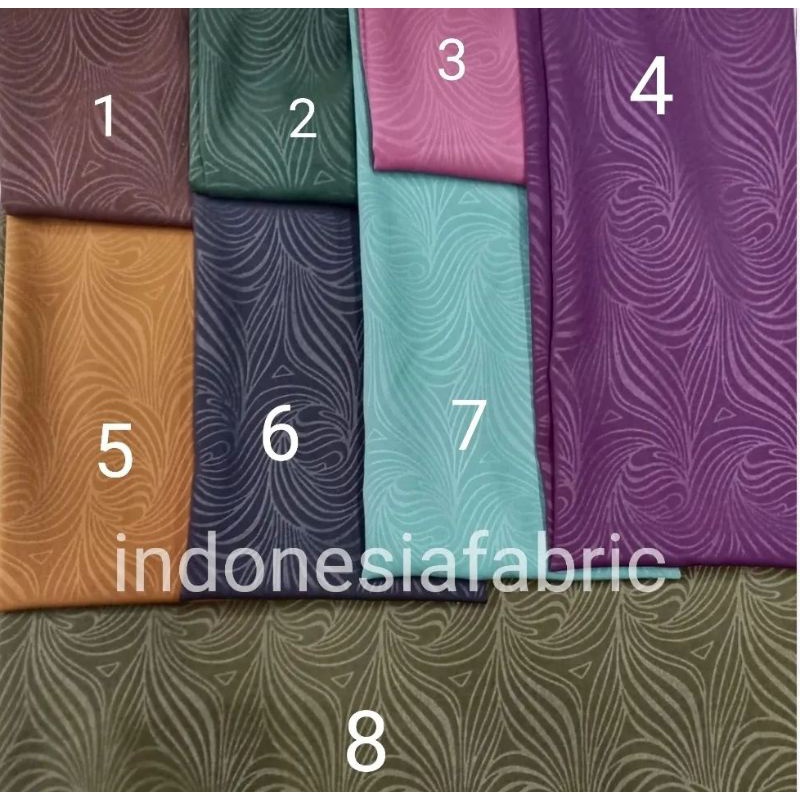 Jual Kain wolfis embos meteran wolfis emboss woolpeach ungu hijau botol pink kunyit mint army ...