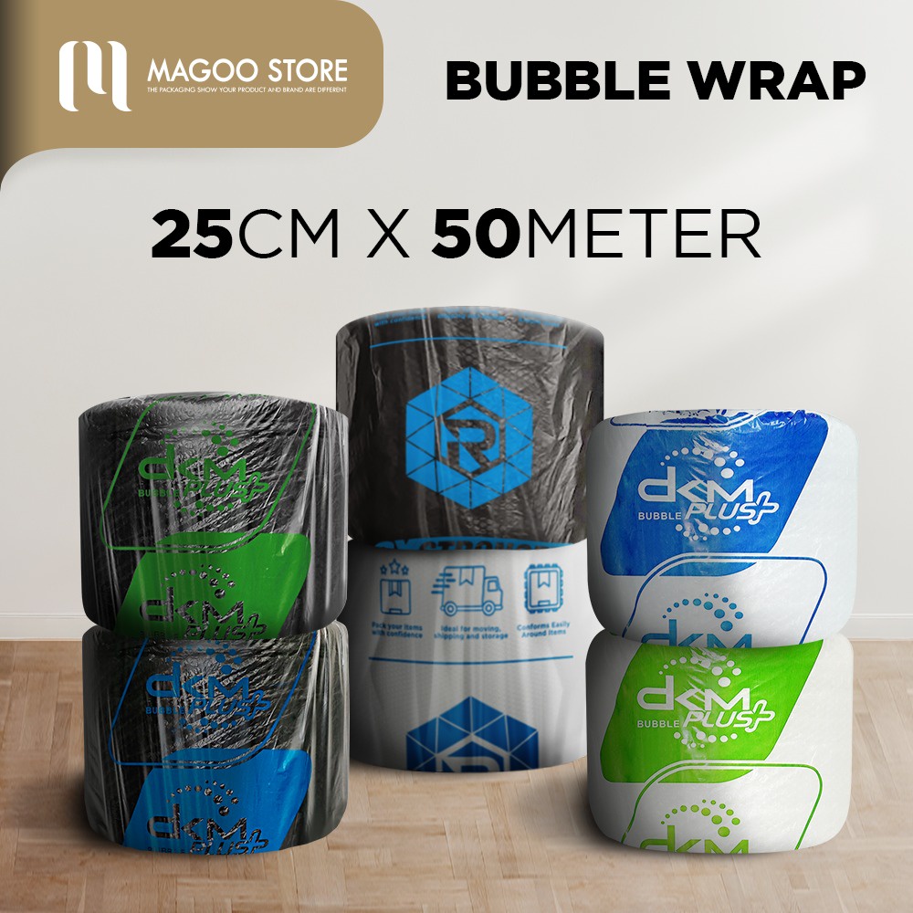 Jual Plastik Bubble Wrap Bubble Pack Bubble Packing 50m DKM Rusfet ...