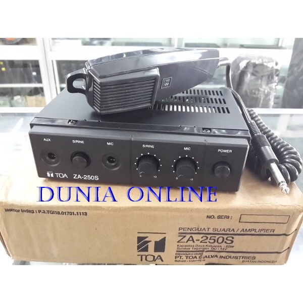 Jual Power Amplifier mobil TOA za 250 s Original | Shopee Indonesia