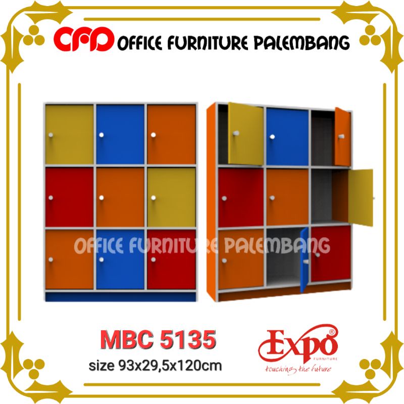 Jual lemari locker sekolah expo mbc 5135 lemari penyimpanan locker ...