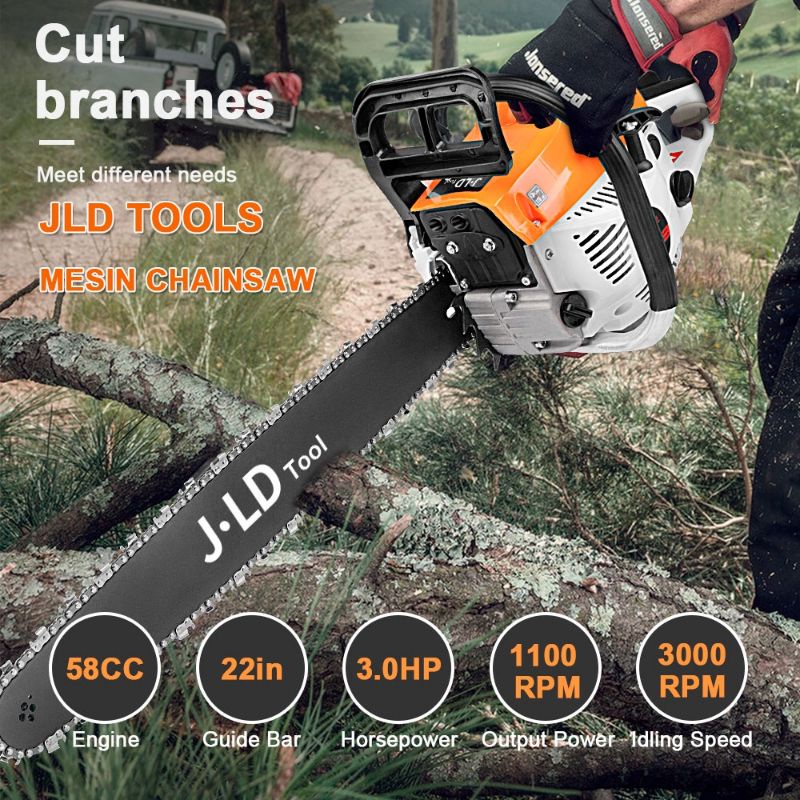 Jual Mesin Chainsaw 22 Inch J5800 JLD - Chain Saw Potong | Shopee Indonesia