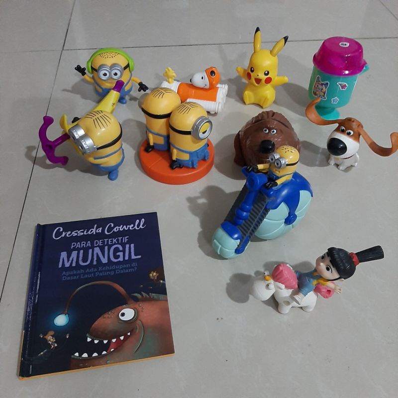 Jual MAINAN HAPPY MEAL MCDONALDS MURAH (DESPICABLE ME, MINION, PIKMI ...
