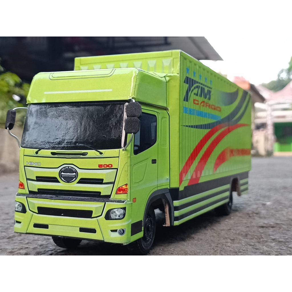 Jual Promo Miniatur Truk Tronton Full lampu bisa buat mainan | Shopee ...