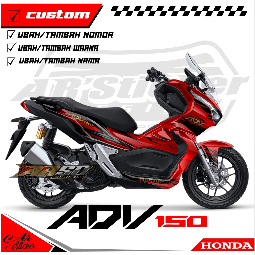 Jual Stiker Decal Honda ADV 150 Full body - Dekal Sticker Hologram ADV ...