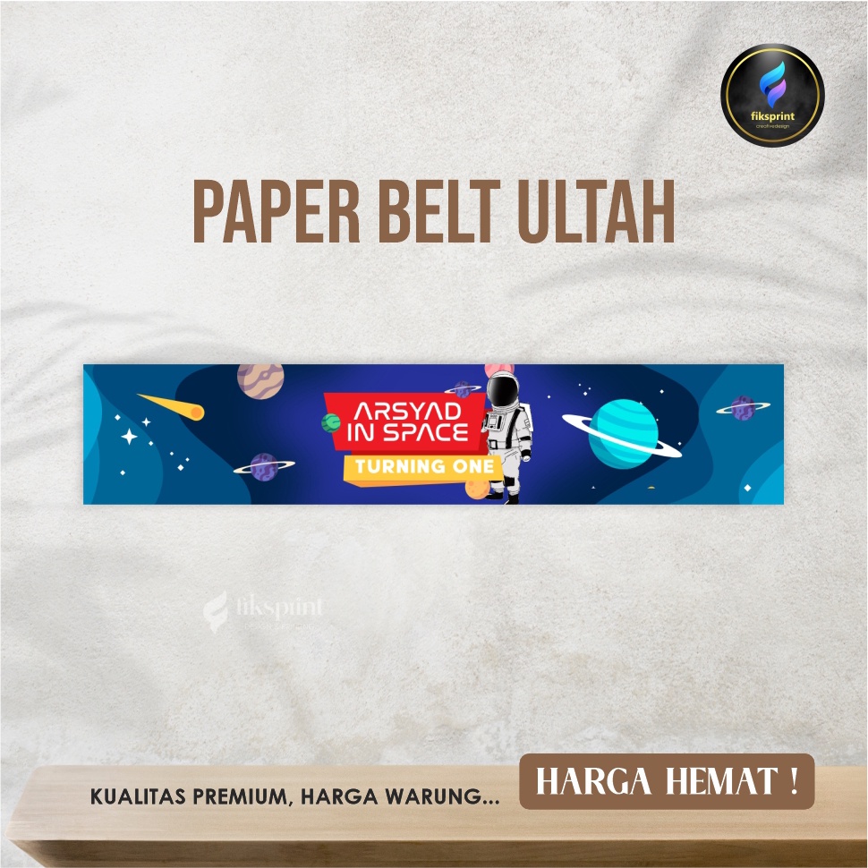 Jual Paper Belt/ Packaging Sleeve Custom Untuk label kemasan box, kotak ...
