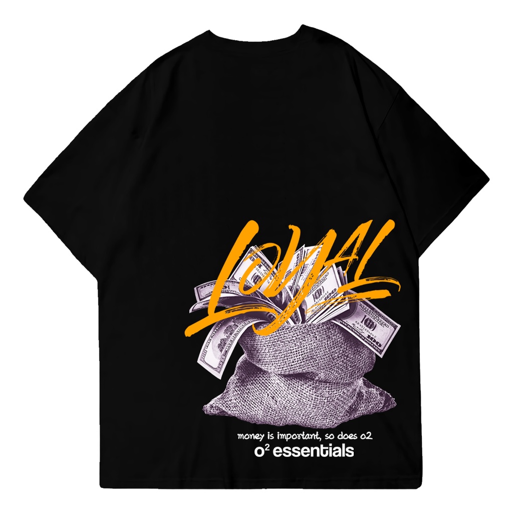 Jual O2 Essentials Kaos Oversize Premium Pria dan Wanita - Money Bag ...