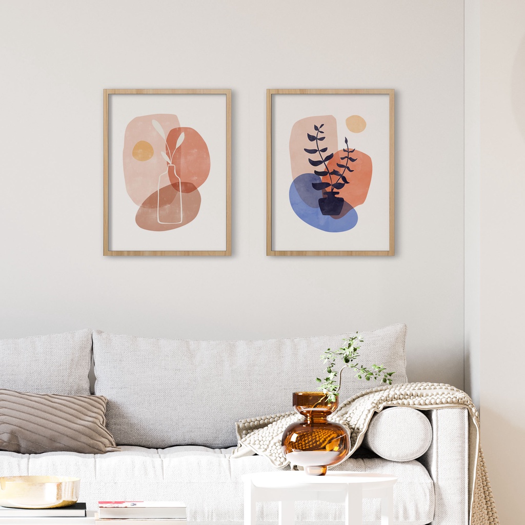 Jual Poster House Frame Poster Spring Aestetik Series Premium Frame ...