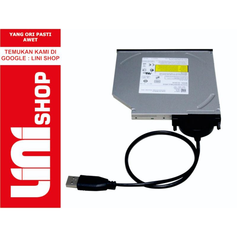 Jual Kabel Converter Slimline SATA to USB DVD ROOM LAPTOP/ CADDY ...