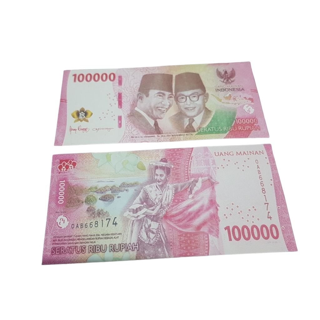 Jual Uang Mainan Model Baru / Uang Buat Mahar 100 Lembar | Shopee Indonesia