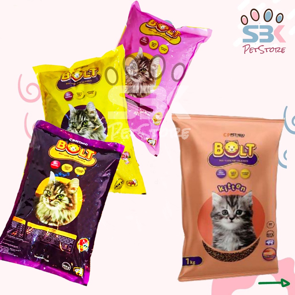 Jual Bolt Makanan Kucing Kering Cat Food | Shopee Indonesia