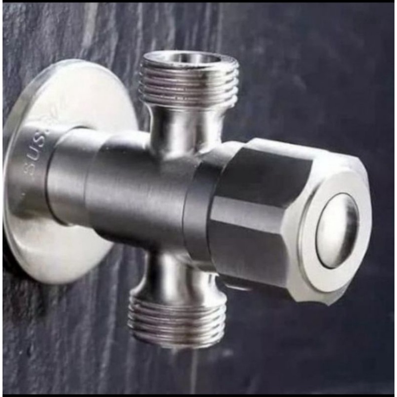 Jual Stop kran cabang stainless sus 304 / stop keran | Shopee Indonesia