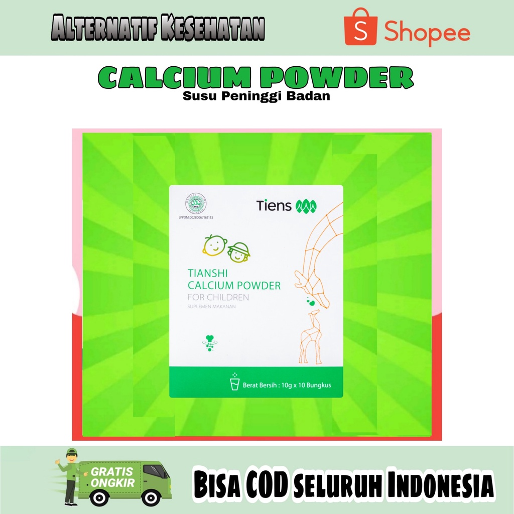 Jual CALCIUM FOR CHILDREN TIENS Original Peninggi Badan Alami Susu ...
