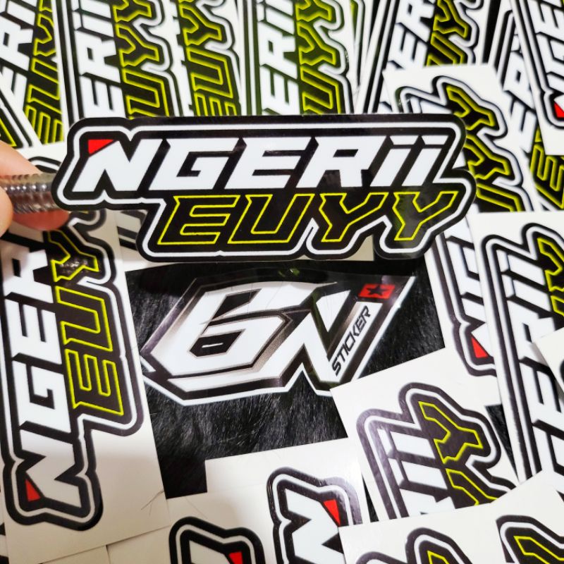 Jual stiker viral sticker kata2 Ngeri euyy | Shopee Indonesia