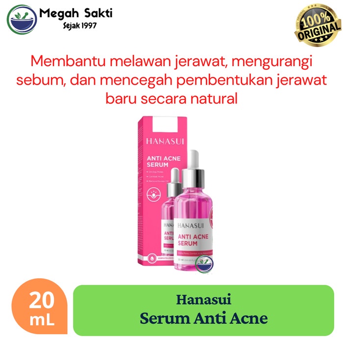Jual Megah Sakti - Hanasui Anti Acne Serum - New Look & New Formula ...