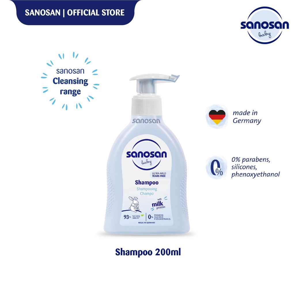 Jual Sanosan Shampoo 200ml - Shampo Bayi | Shopee Indonesia