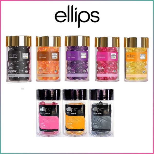 Jual ELLIPS HAIR VITAMIN (Bersegel)/ Dengan Morrocan Oil /Kemasan Botol ...