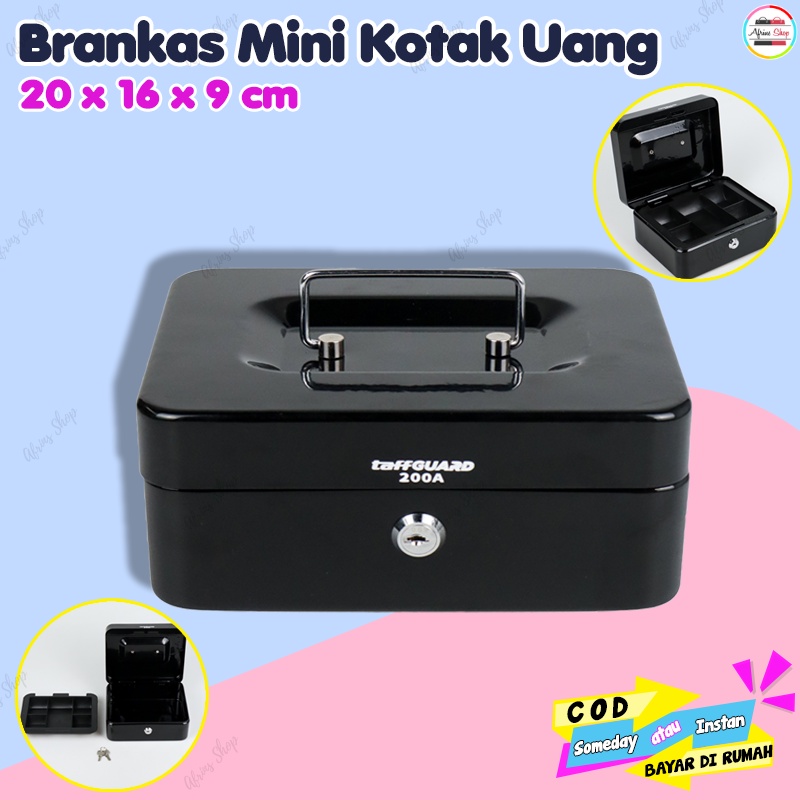 Jual Brankas Kotak Penyimpanan Uang Mini Money Box | Shopee Indonesia