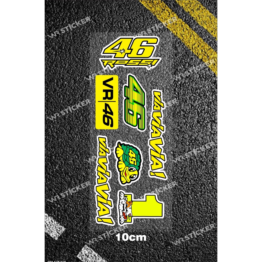 Jual Stiker 46 sticker rossi stiker logo moto gp stiker variasi stiker ...