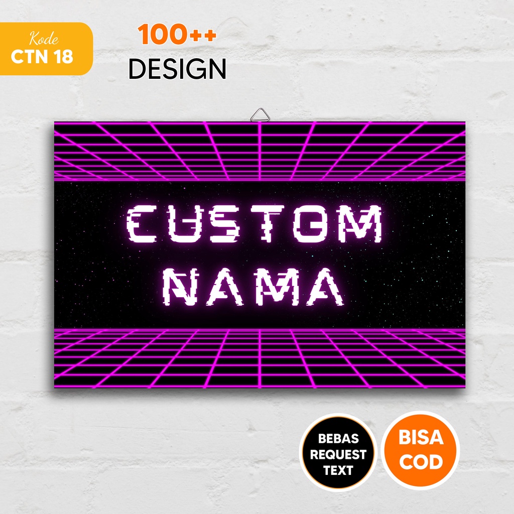 Jual Custom Nama Suka Suka Bisa Untuk Live Jualan - Hiasan Dinding Kayu ...