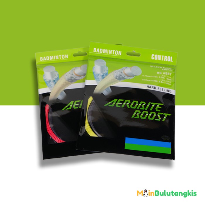 Jual ORIGINAL!! Senar Raket Badminton Aerobite Boost | Shopee Indonesia
