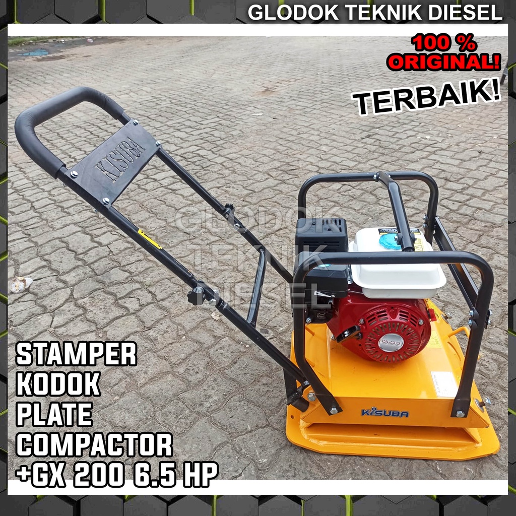 Jual Stamper Kodok Plate Compactor Engine Bensin TERBAIK | Shopee Indonesia