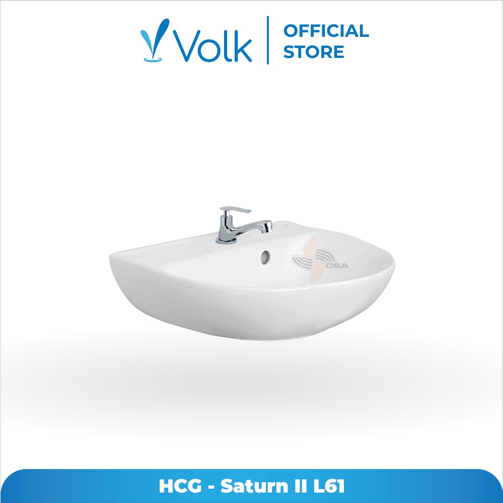 Jual Promo Washtafel Hcg L61 Wall Hung Lavatory Ivory | Shopee Indonesia