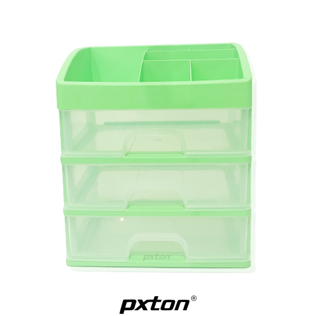 Jual PXTON - Rak Kosmetik 3 Laci Rak Tempat Kosmetik / storage box ...