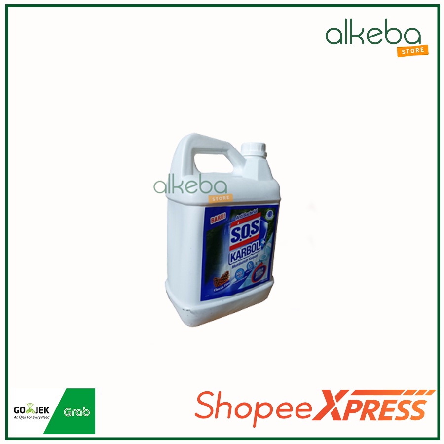 Jual SOS Karbol Wangi Classic Pine Anti Bakterial Galon 4 liter ...