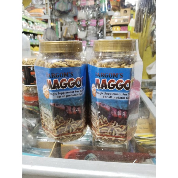 Jual MAGGOT DARGOM'S MAGIC SUPPLEMENT FOR ALL PREDATOR FISH XTRA BETA ...