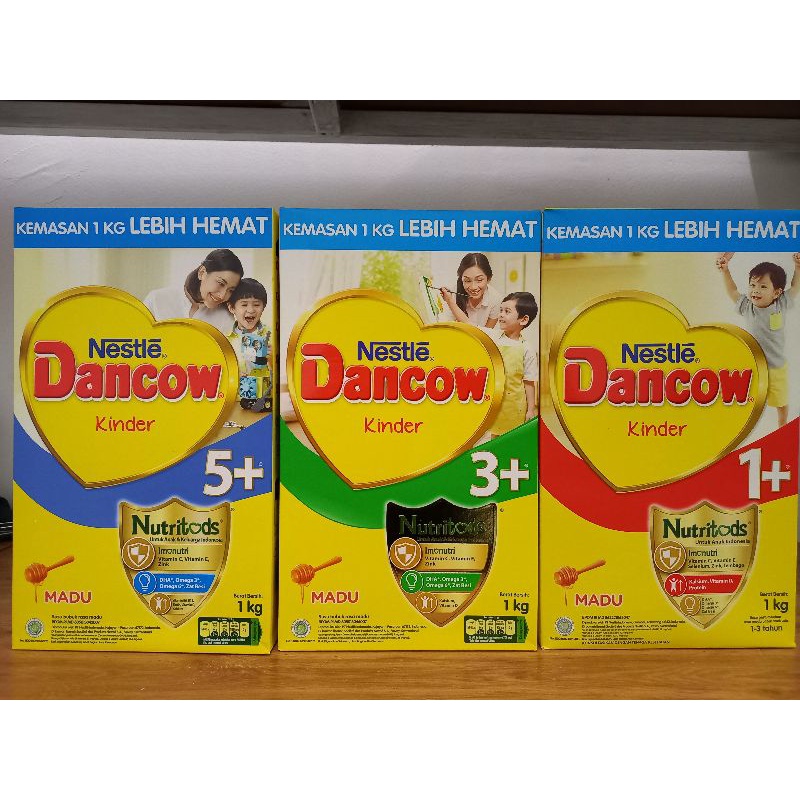 Jual Susu Dancow 1+ 3+ 5+ Madu , Vanila 350gr dan 1kg | Shopee Indonesia