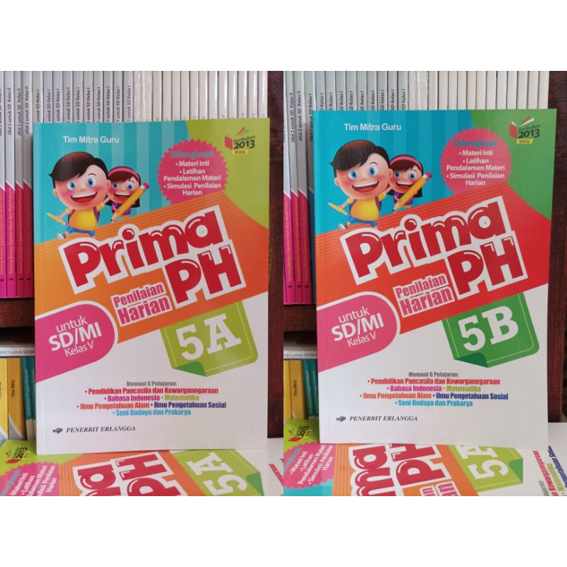 Jual BUKU PRIMA PH KELAS 5 SD/MI KURIKULUM 2013 REVISI PENERBIT ERLANGGA | Shopee Indonesia