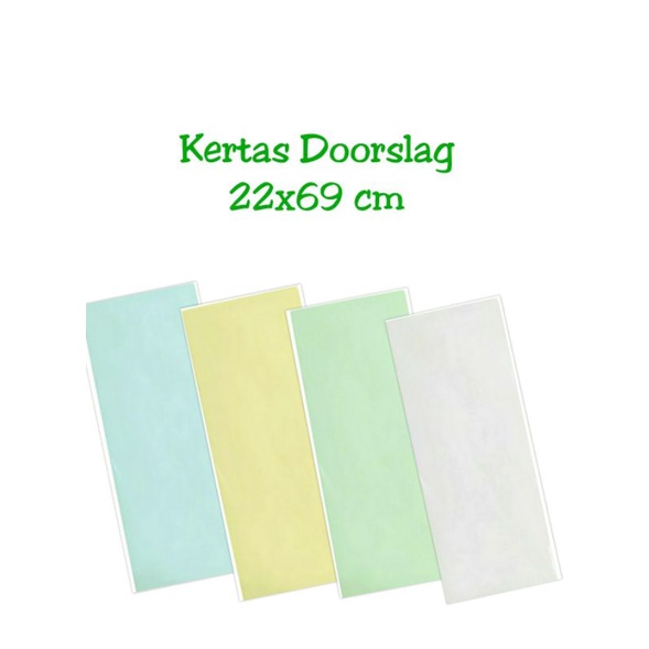 Jual KERTAS DOORSLAG 22x69 cm bungkus/baju/sepatu/Snack/lembaran/kertas ...