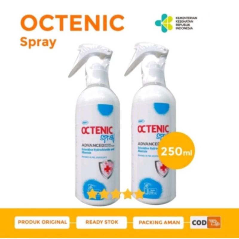Jual Spray Luka/Spray Antiseptik Luka/Octenic Spray 250 Ml | Shopee ...
