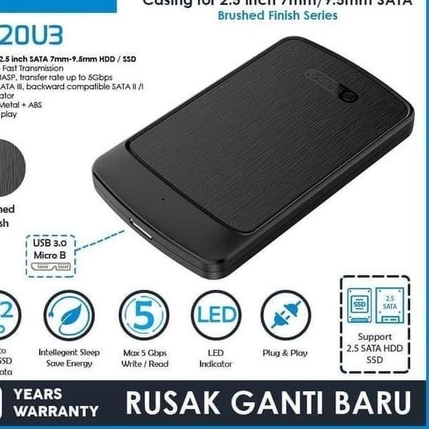 Jual Casing Hardisk External HDD Eksternal Case 2.5 USB 3.0 Orico 2020U3 | Shopee Indonesia