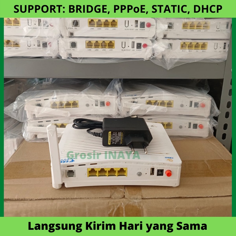 Jual MODEM ZTE EPON F460 V6 ANTENNA SATU ONU EPON ONT GIGABYTE WIFI ...