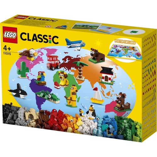 Jual LEGO 11015 Classic Around the World Building Bricks Set | Shopee ...