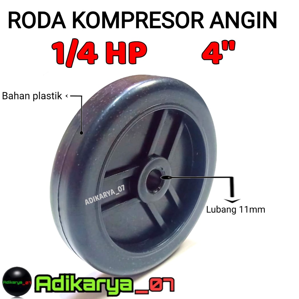 Jual Roda Kompresor Angin 4 Inch Roda Kompresor Angin Roda Kompresor ...