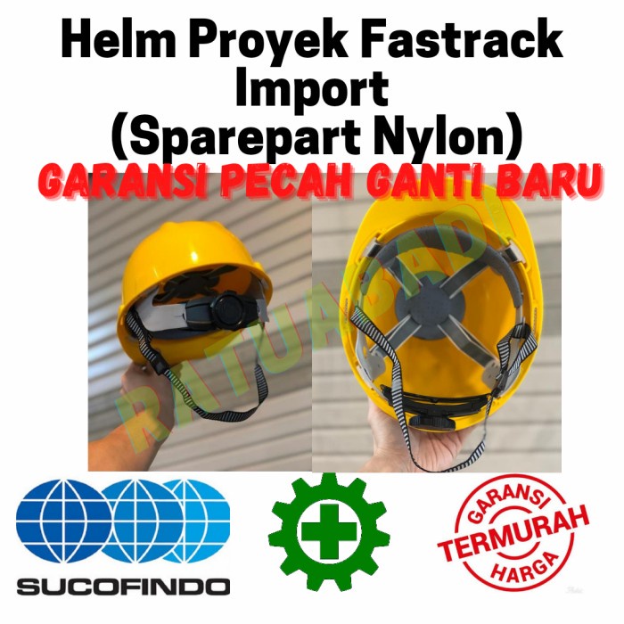 Jual Safety Helmet Helm Proyek Fastrack Import (Sparepart Nylon ...