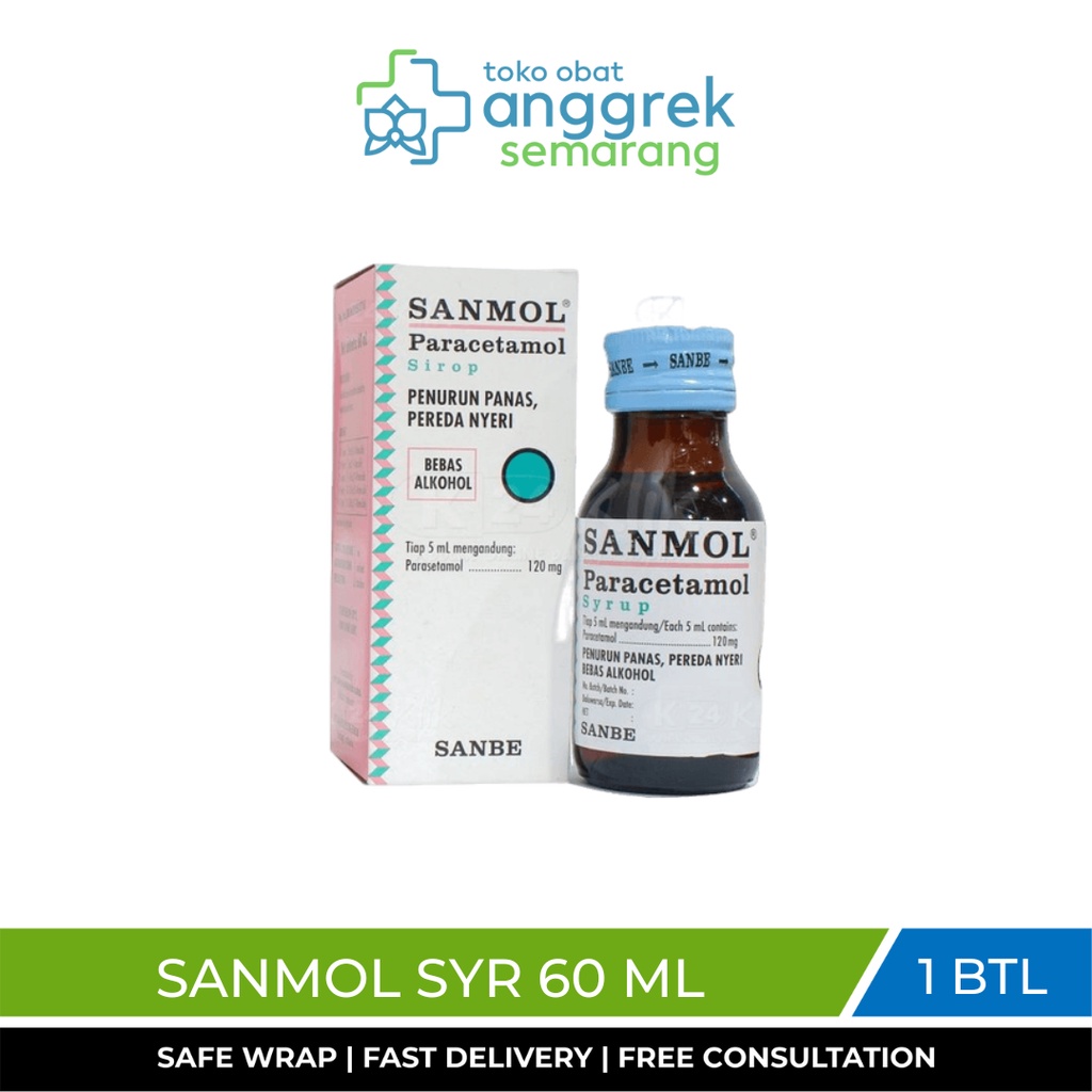 Jual Sanmol Sirup 60 ml (per Botol) | Shopee Indonesia