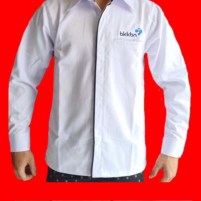 Jual Seragam Driver Seragam Kantor Bkkbn Tangan Pendek Panjang Baju ...